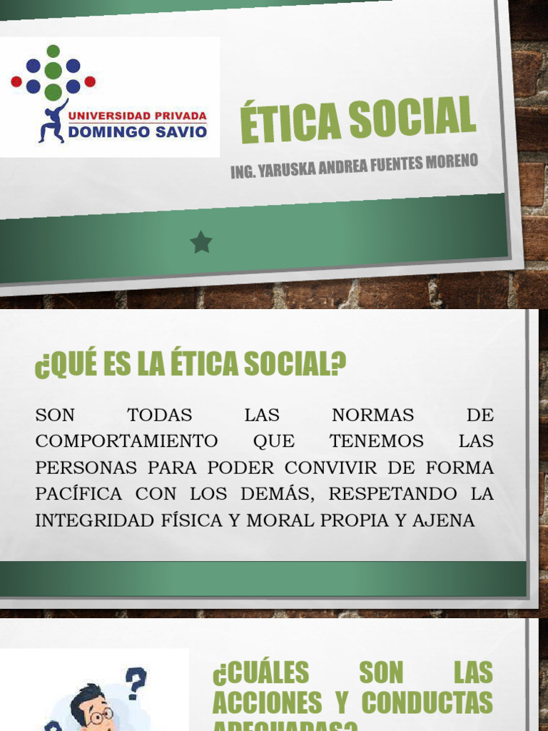 05 - 2 Ética Social | PDF