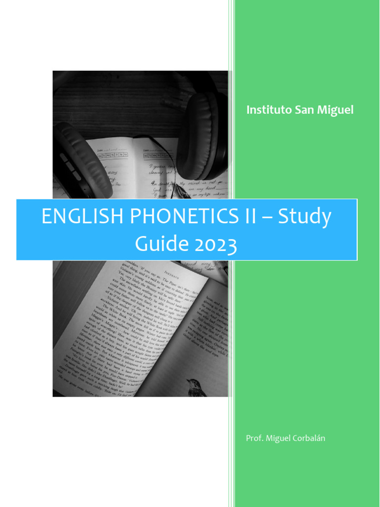 English Phonetics II Study Guide 2023 | PDF | Consonant | Phoneme