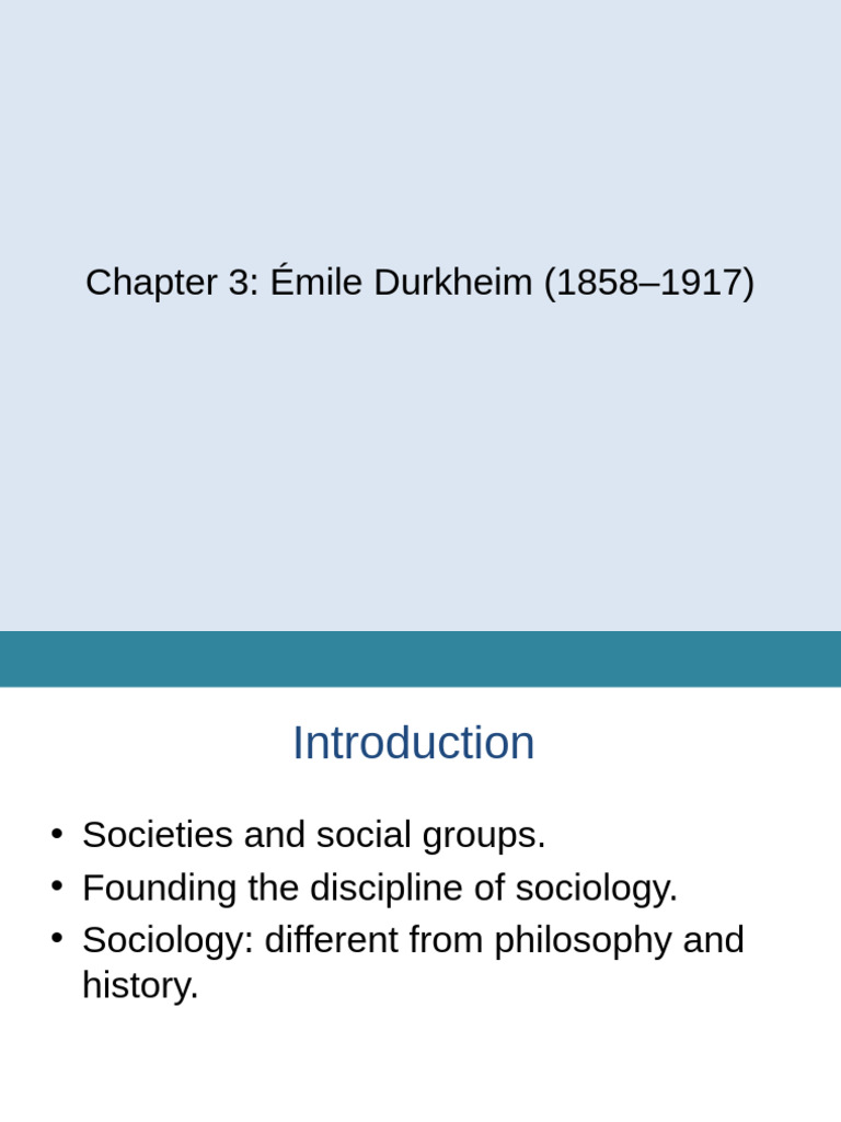Durkheim | PDF | Politics | Science & Mathematics