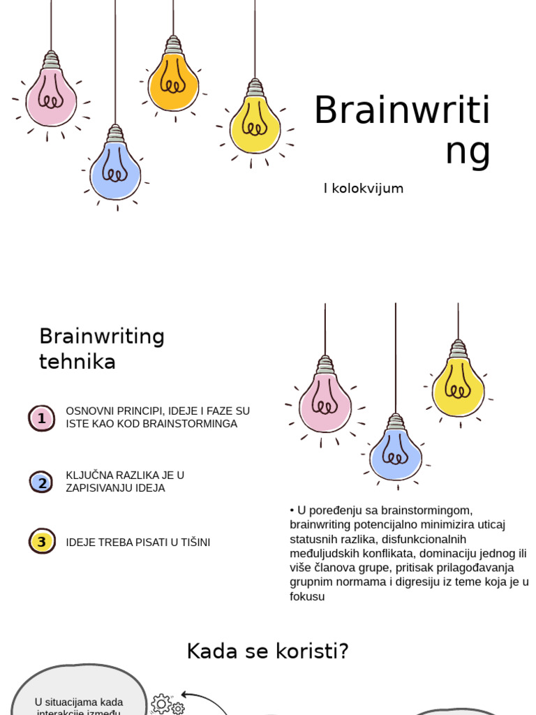 Brainwriting | PDF