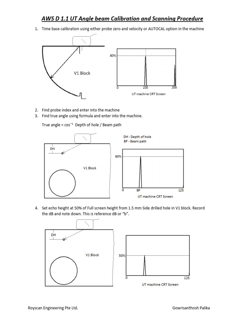 AWS D1.1 Ultrasonic Testing | PDF | Computers | Technology & Engineering