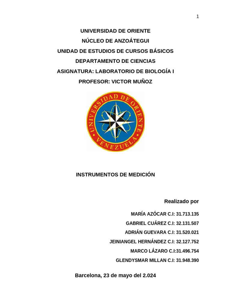 Portada de Trabajo UDO | PDF