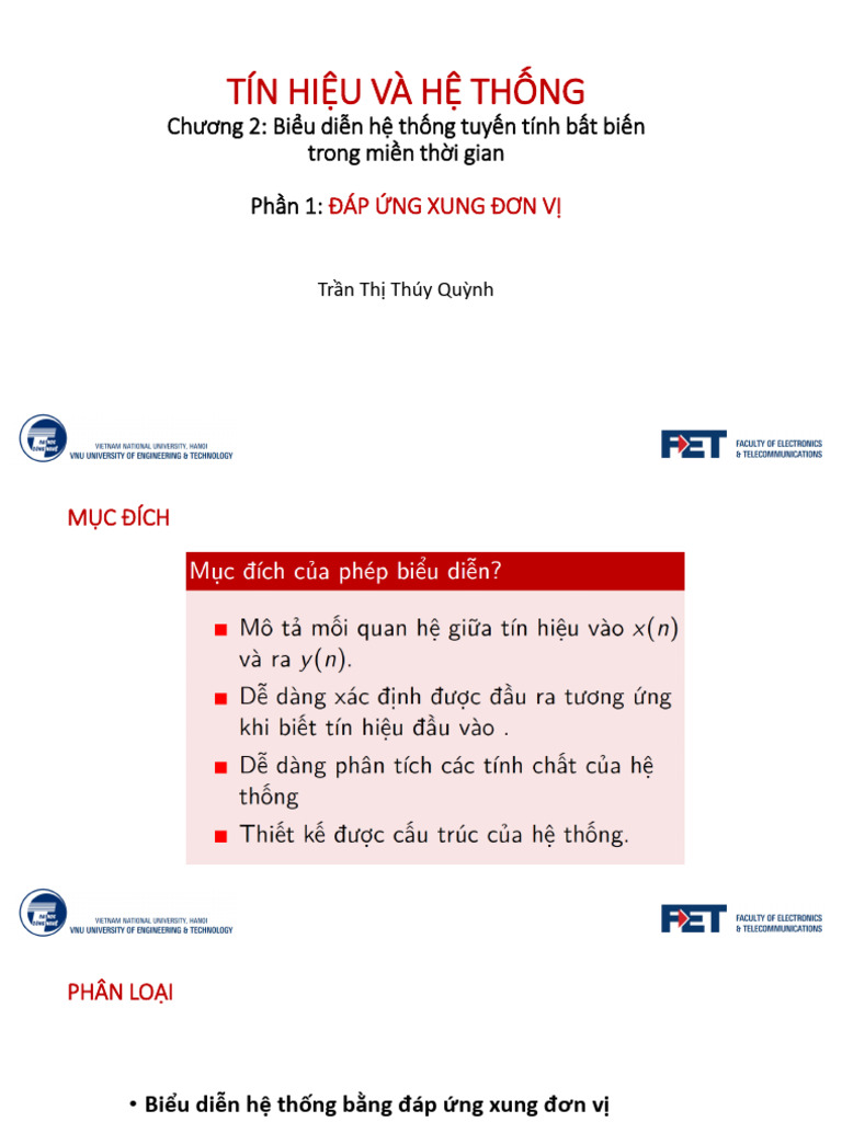 (TL4) Bu I 3 P1 THVHT Chap 2 PresTimeDomain | PDF