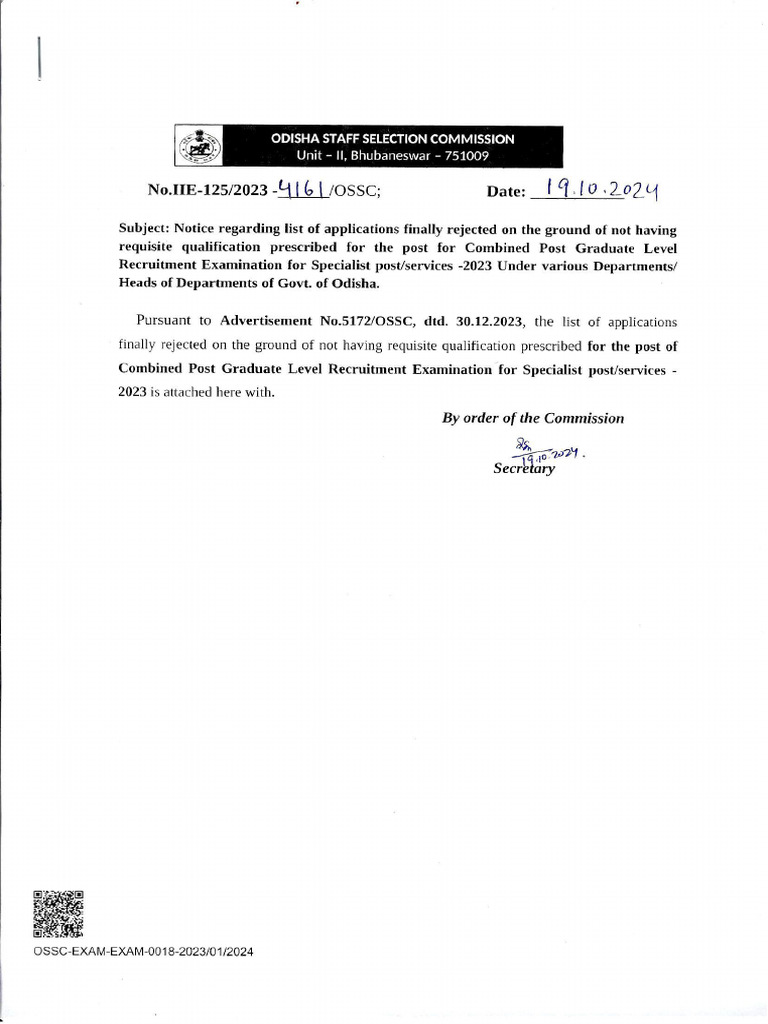 Letter No.-4161 dtd.19.10.2024 - 0001 | PDF