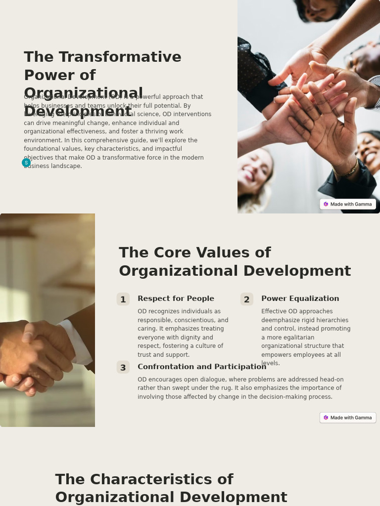 Transformative Power of Organizational Development | PDF | Organization ...