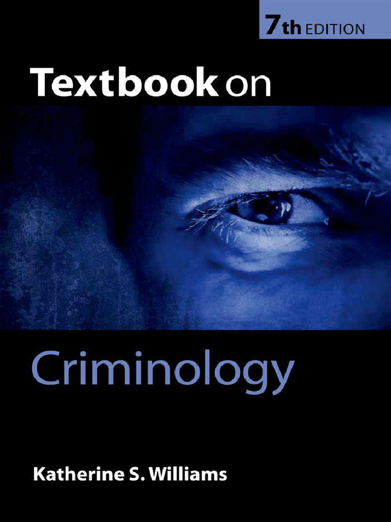 Textbook On Criminology | PDF | Crime & Violence | Crimes