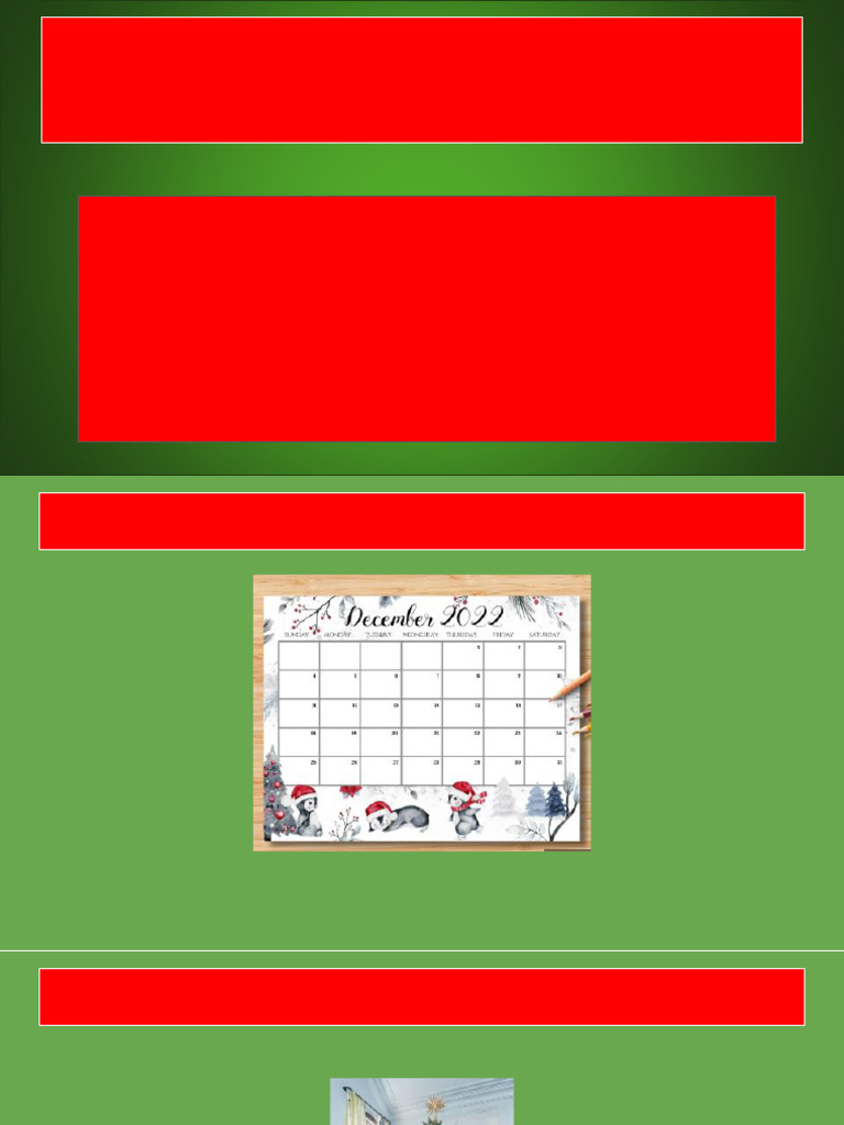 Navidad Scavenger Hunt | PDF | Hogar, jardinería y bricolaje | Arte