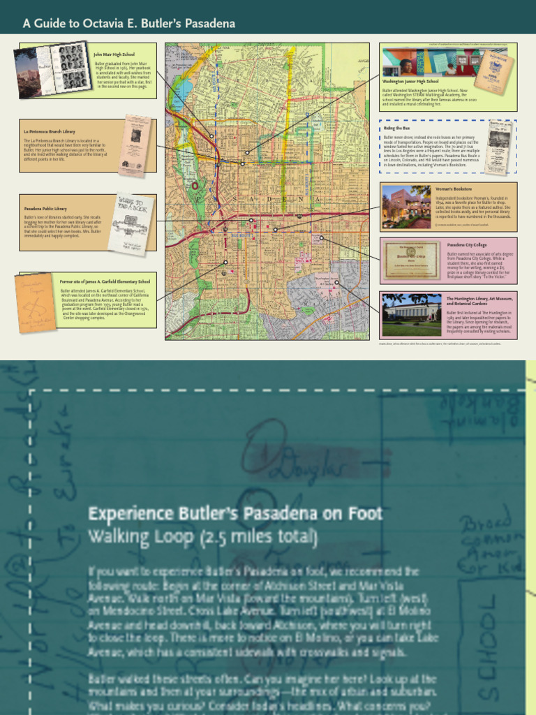 A Guide To Octavia E. Butler's Pasadena | PDF | Pasadena | Octavia E ...