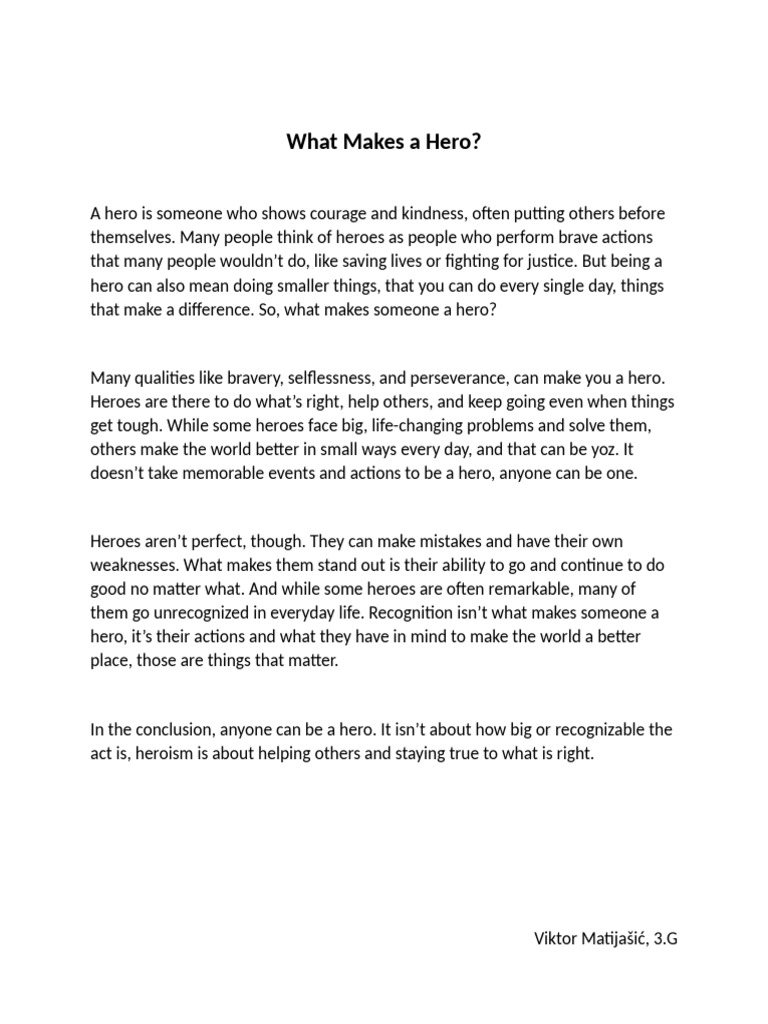 Defining Everyday Heroism | PDF