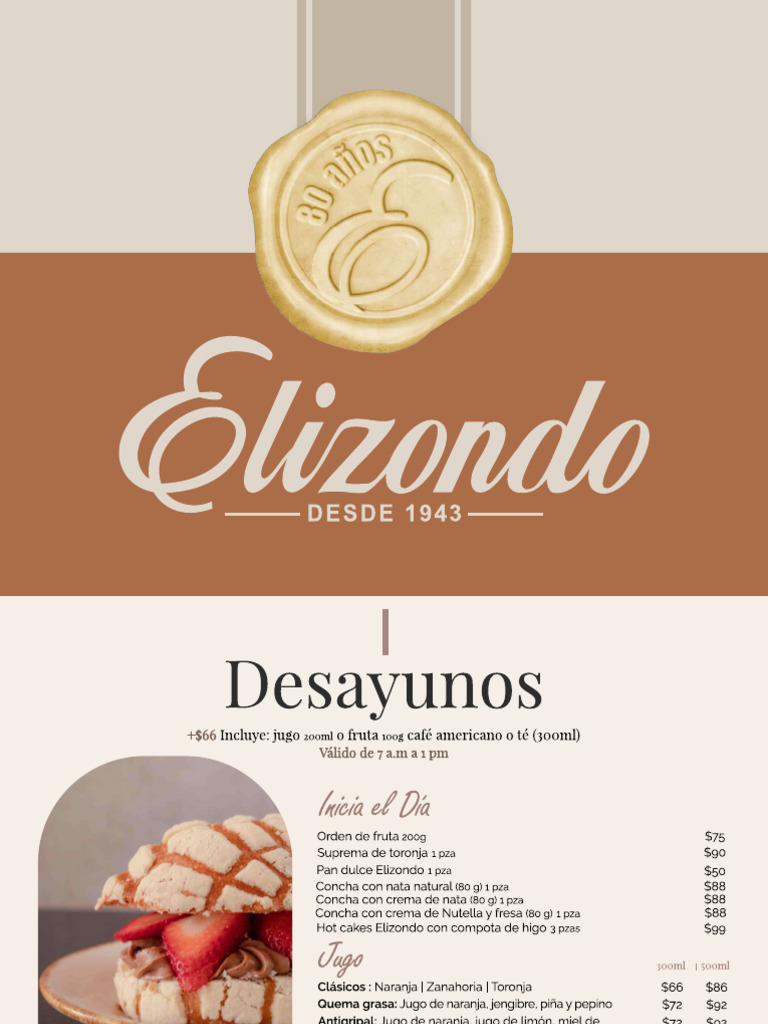 Menu Digital Elizondo | PDF