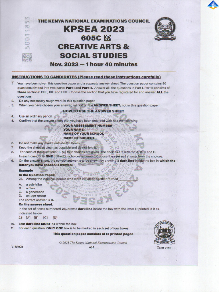 SST Kpsea 2023 | PDF