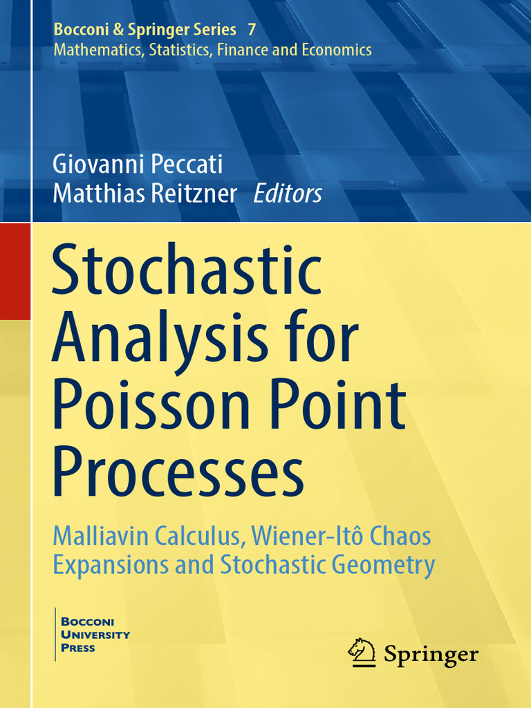 Stochastic Analysis For Poisson Point Processes: Giovanni Peccati Matthias Reitzner | PDF ...