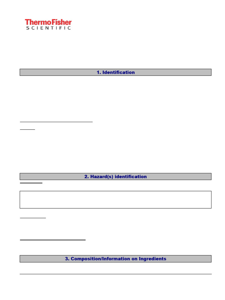 Starch MSDS | PDF | Carbon Dioxide | Occupational Safety And Health