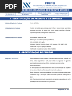 4 - FDS - Fispq - Roxil 31 - Archem | PDF | Desperdício | Transporte
