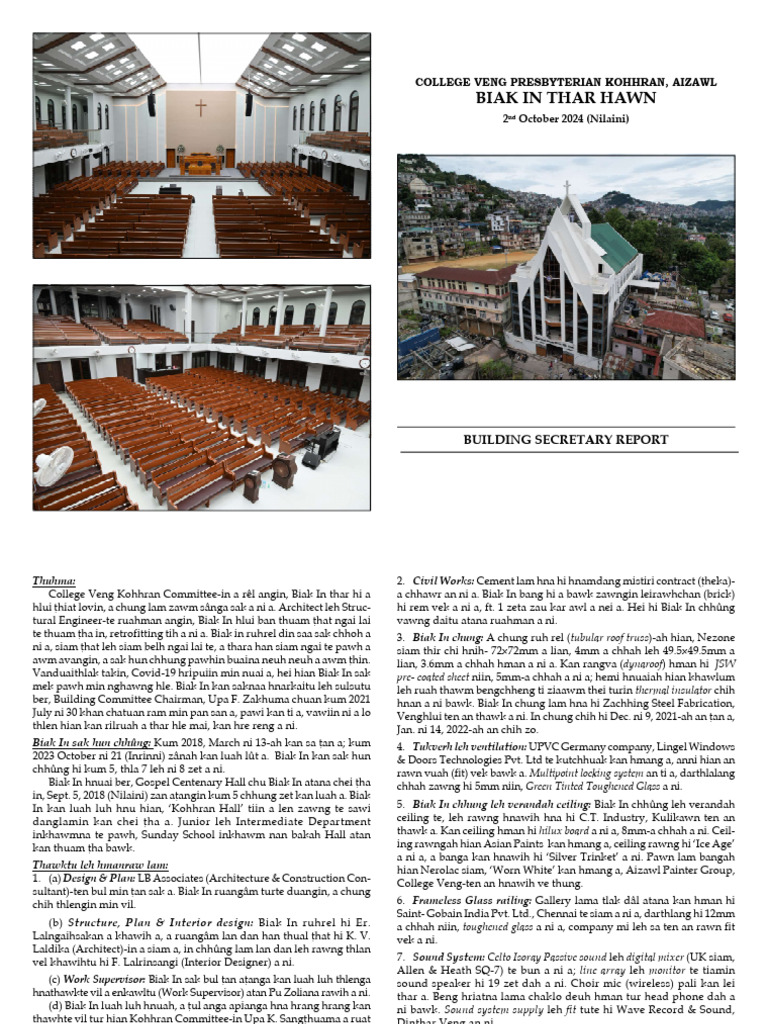 Biak in Sak Report | PDF | Home & Garden | Science & Mathematics