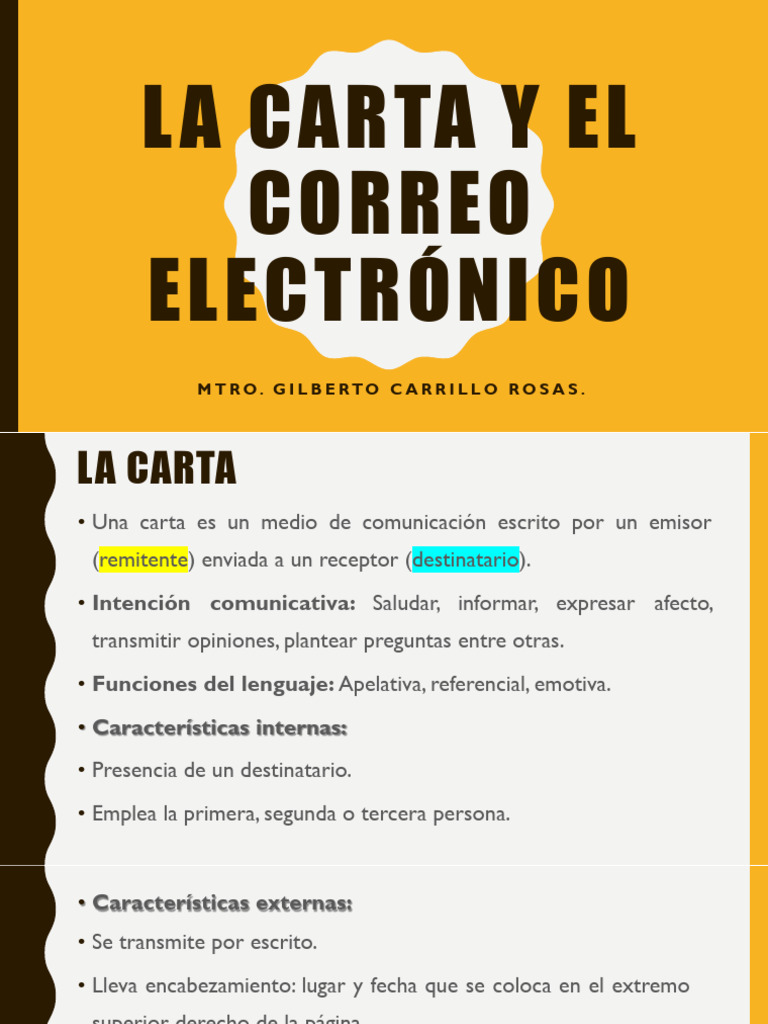 La Carta y El Correo Electrónico Act | PDF | Sello de correos