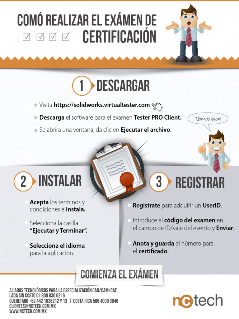 Infografia Descargar Examen | PDF