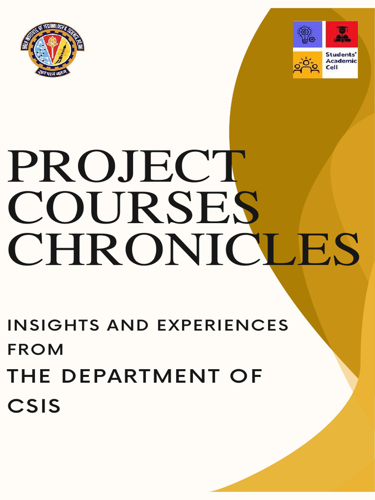 Project Courses Chronicles-CSIS | PDF | Mentorship | Learning