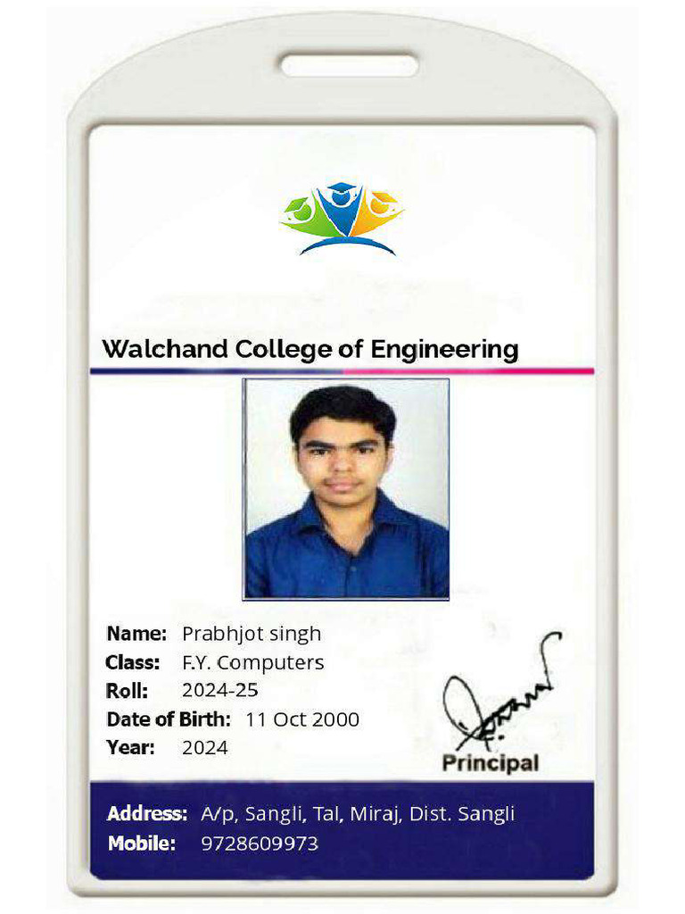 College Id Card | PDF