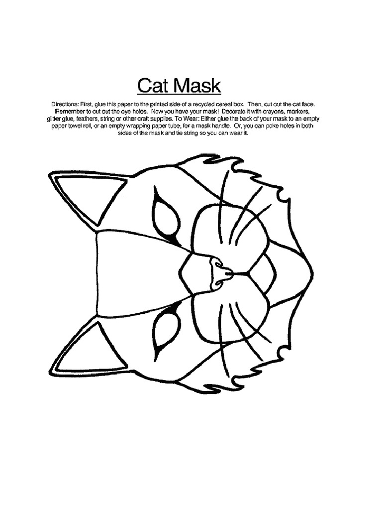 Cat Mask | PDF