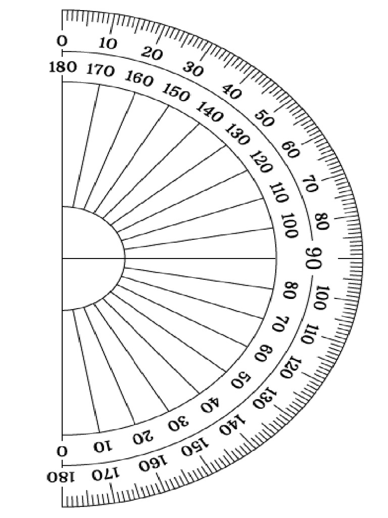 Simple Protractor | PDF