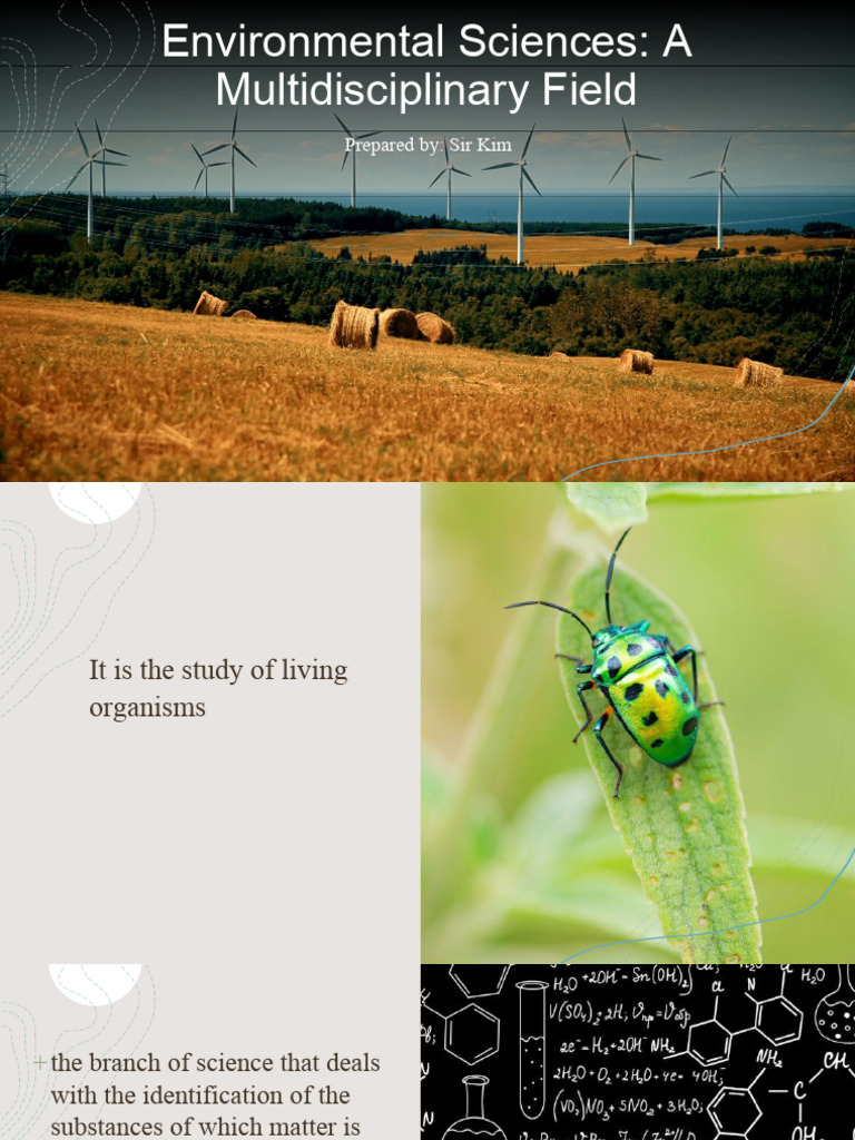 Environmental Science - Lesson 1 - Environmental Sciences A ...