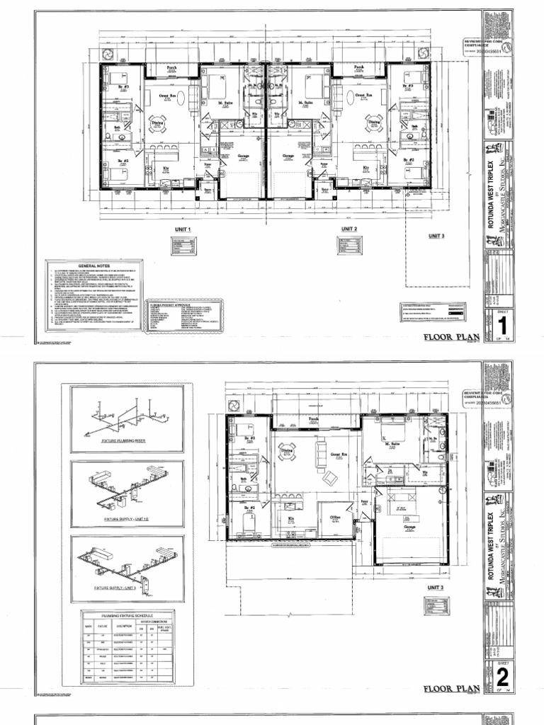 Triplex Plans | PDF