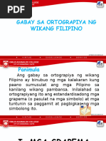 Walong Dagdag Na Letra... (Binagong Ortograpiy) | PDF
