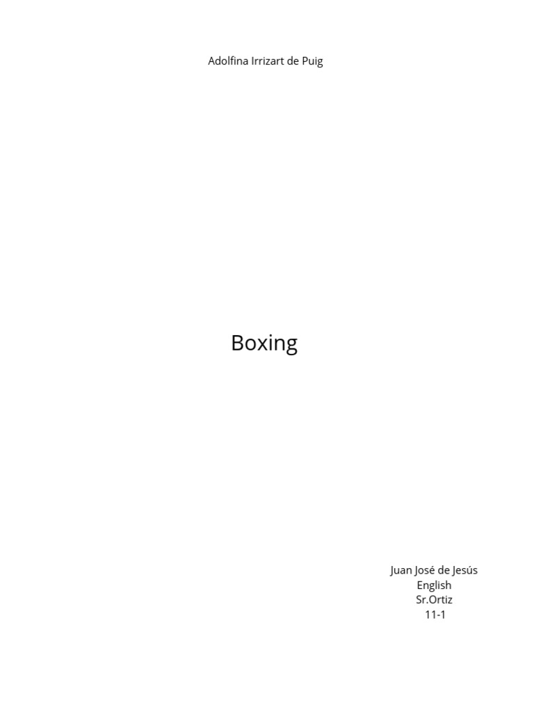 Boxing | PDF