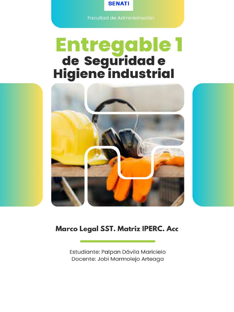 Entregable 1 Seguridad e Higiene | PDF