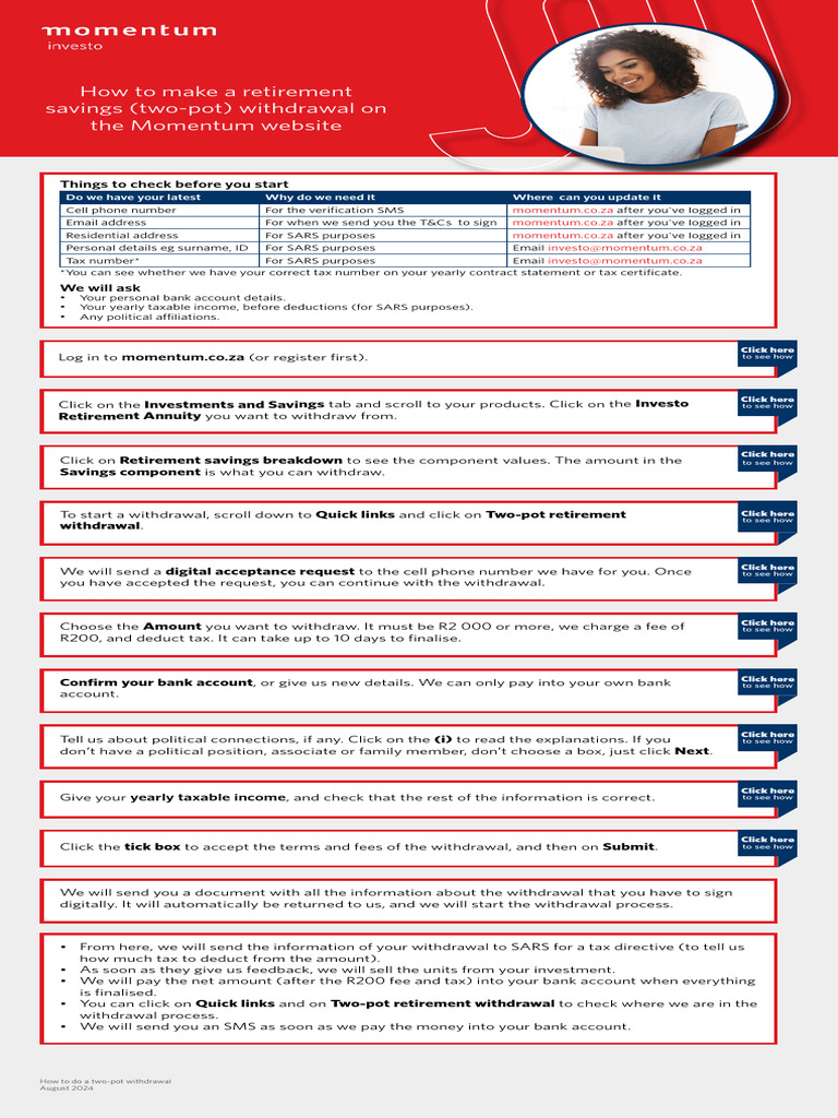 Retirement Annuity Two Pot Withdrawal Guide | PDF | Taxes | Government ...