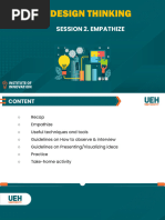 Design Thinking NOTES (Unit-1 To 3) | PDF | Design Thinking | Creativity