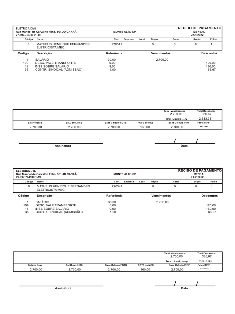Contra Cheques | PDF | Economias | Estado de bem-estar social