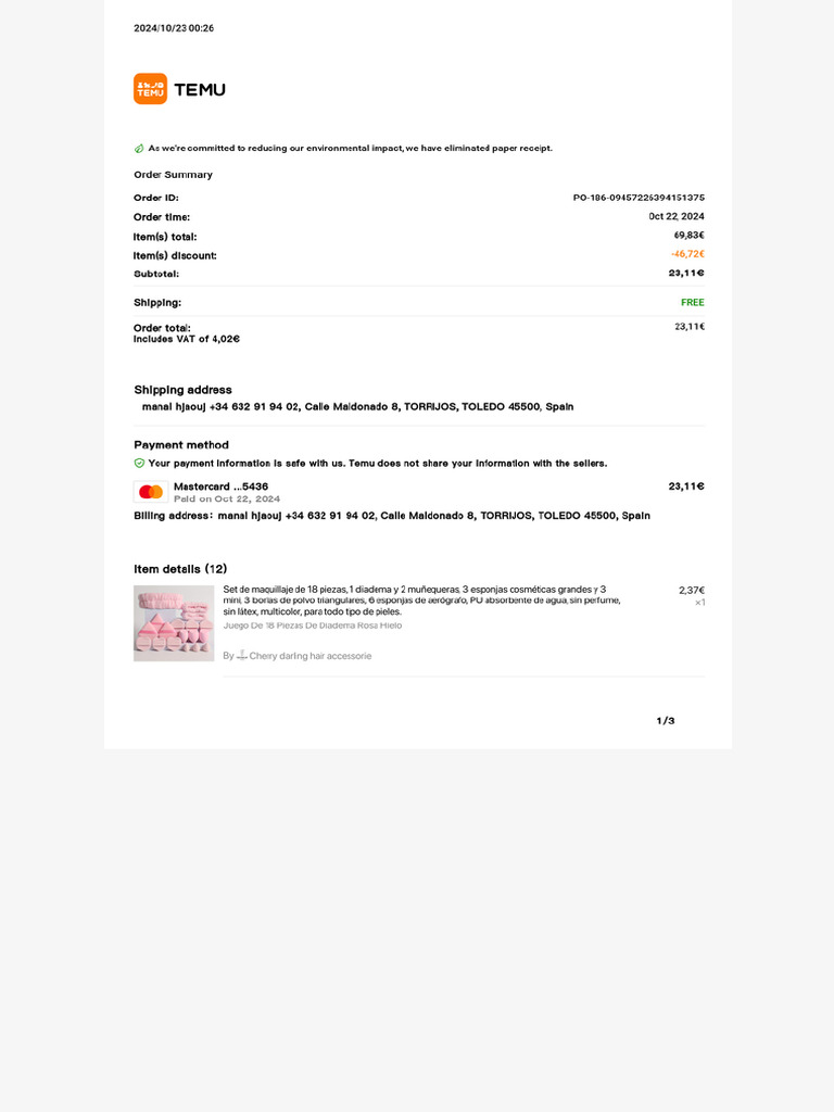 Temu Web Document | PDF