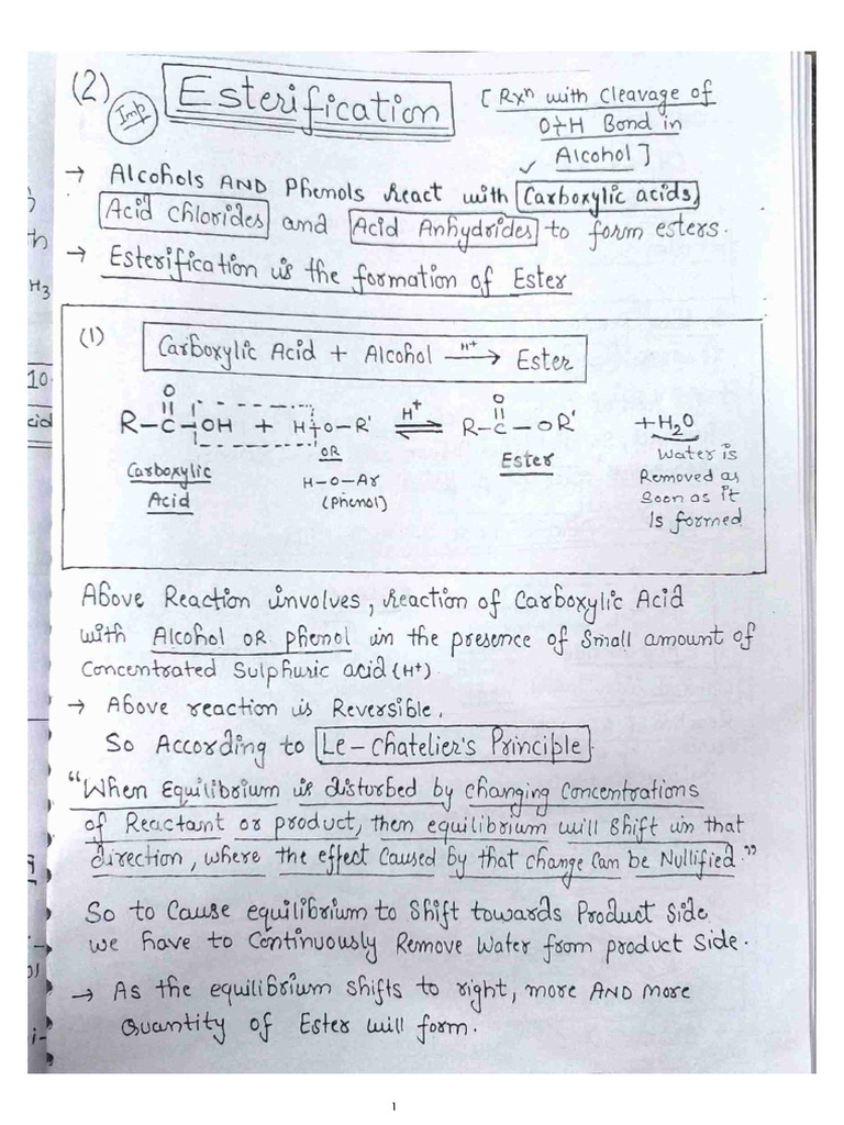 Chemistry Alc, Phe & Eth | PDF
