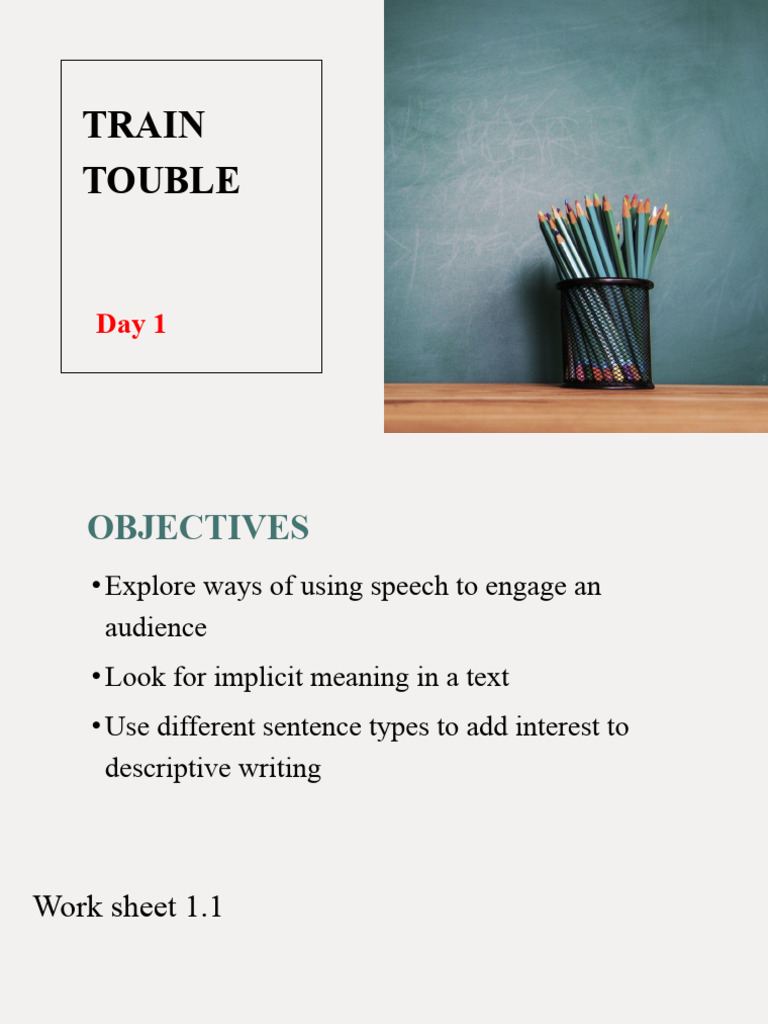 Train Touble | PDF | Art | General Fiction