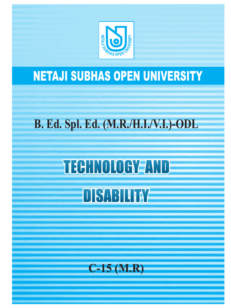 Technology in Disability Education | PDF | Educational Technology ...