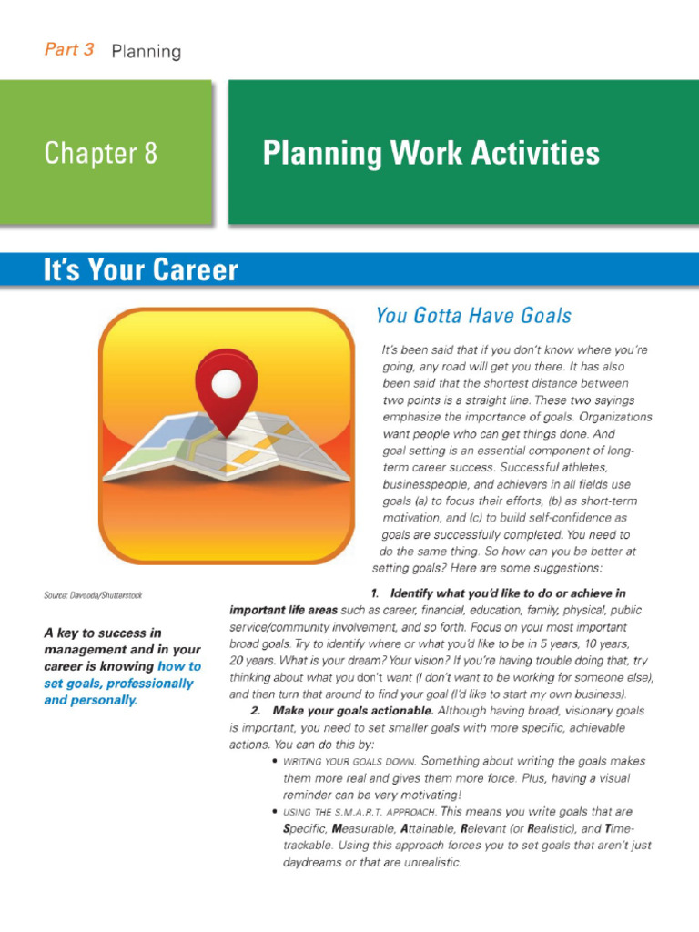 Chap8 - Plannig Work Activities | PDF