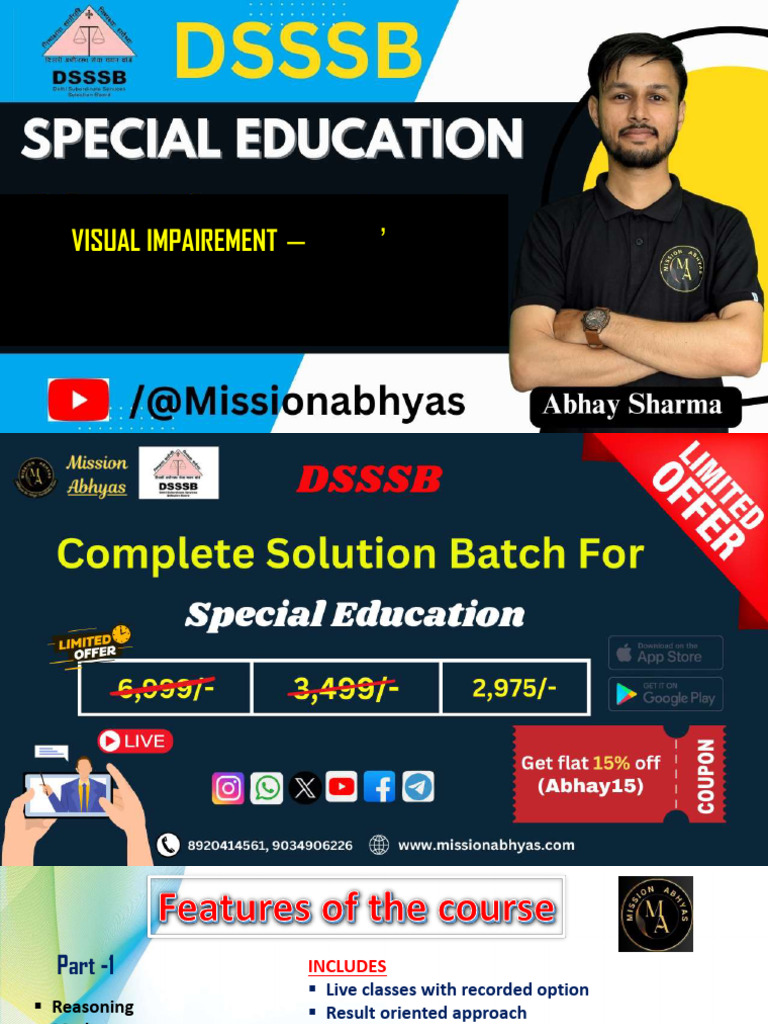 Visual Impairement - MCQ - PART - 2 | PDF | Visual Impairment | Vision