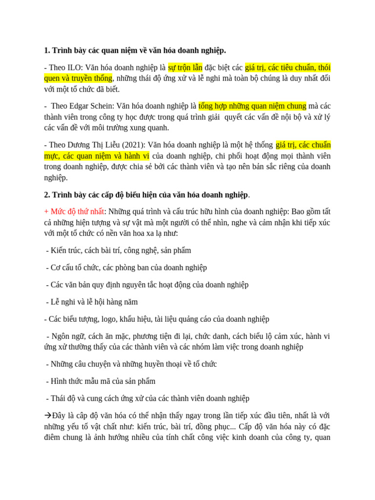 Đề cương VHDN | PDF