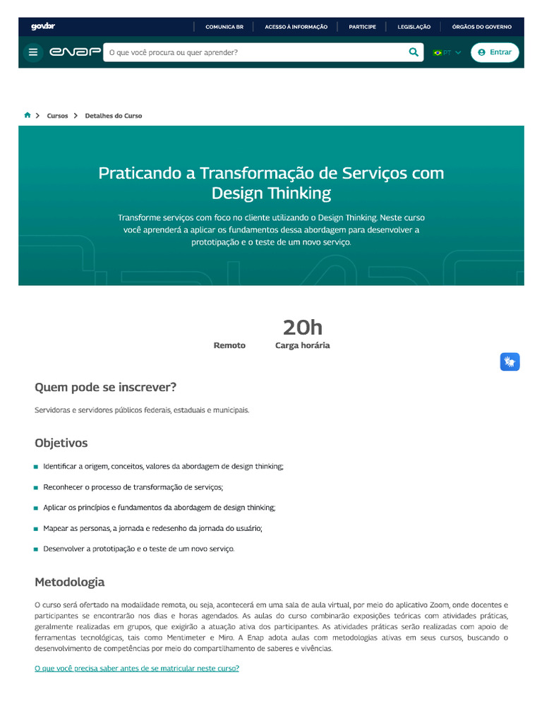 Curso Design Thinking | PDF