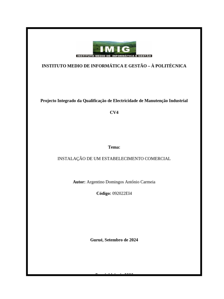Capa Do Projecto Alcidio Cv4[1]w | PDF