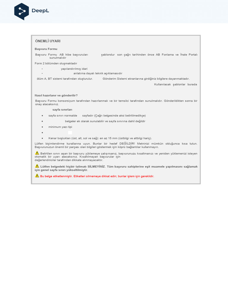 TPL - Application Form (Part B) (ESC) TR | PDF