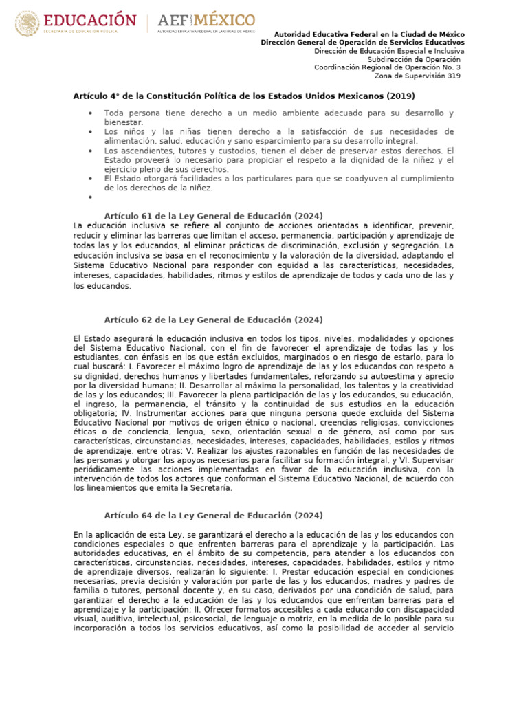 CUADRO 1 Artículos Que Sustentan Definicion de La UDEEI | PDF ...