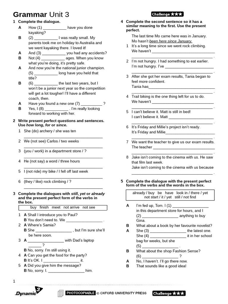 DY3 - G&V - Unit 3 - CHALLENGE | PDF | Language Arts & Discipline