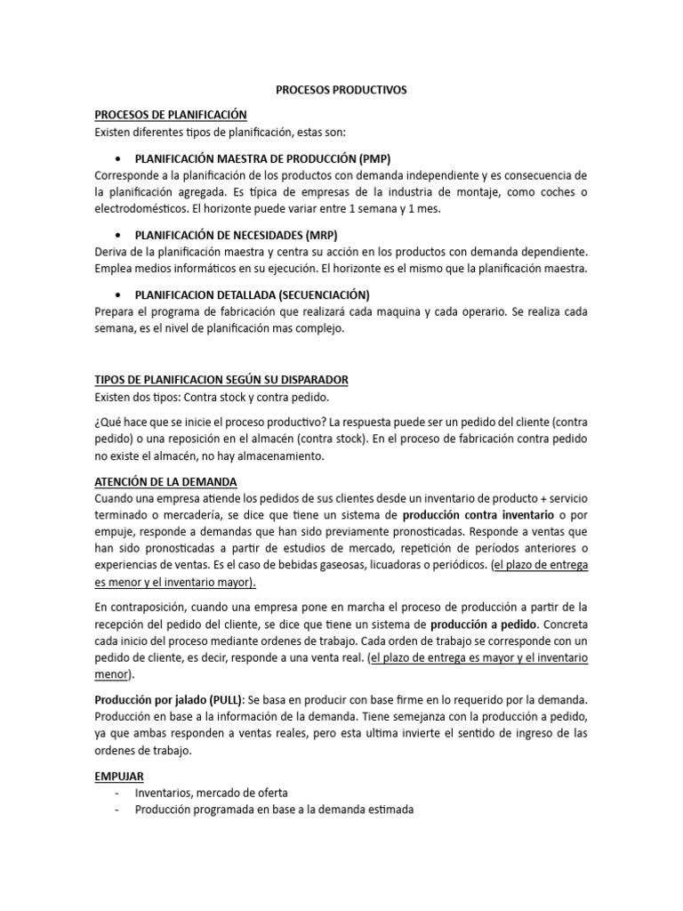 Iefi - Procesos | PDF | Lean Manufacturing | Aguas residuales