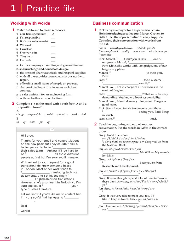 Business Result Intermediate-Practice File | PDF