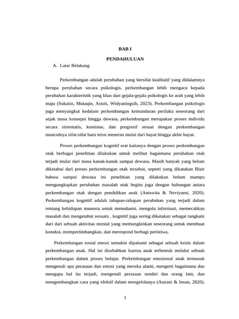 Makalah - Psikologi - Perkembangan - Kel - 3 (New) | PDF