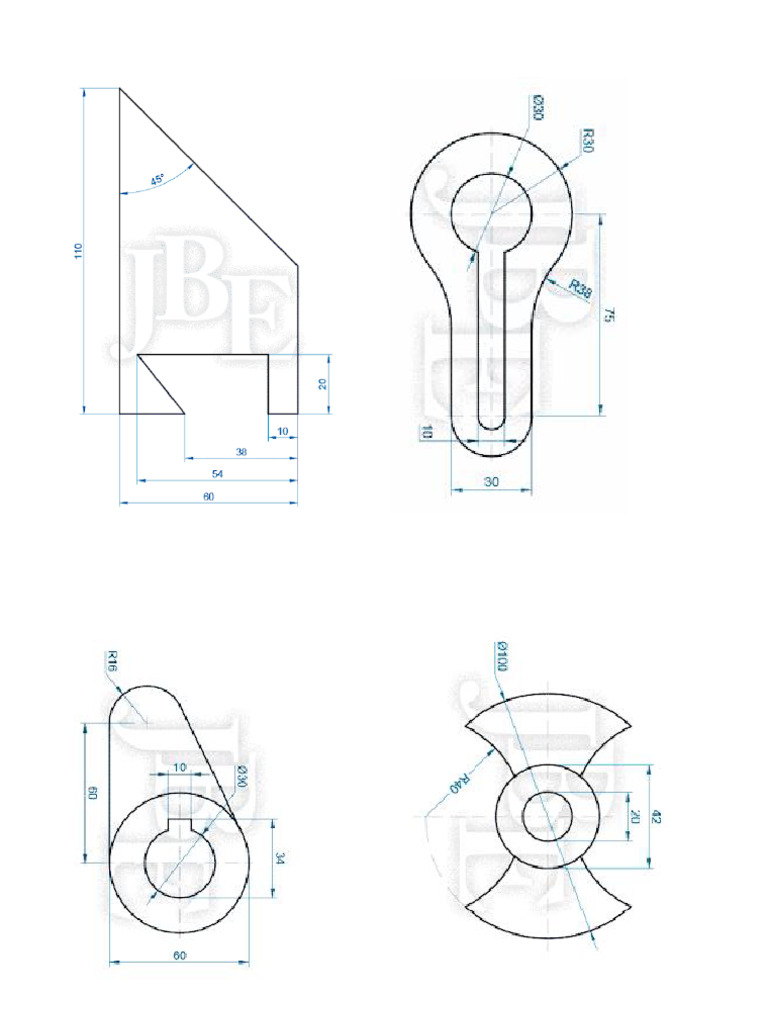 Ejercicios 2D - BASICOS | PDF