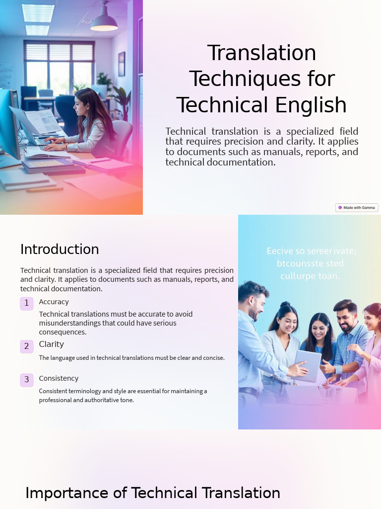 Translation Techniques For Technical English | PDF | Translations ...